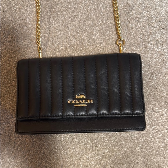 Coach | Bags | Coach Black Quilted Leather Bag | Poshmark